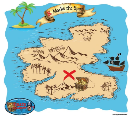 X Marks The Spot Treasure Map Calendar • X Marks The Spot Pirate