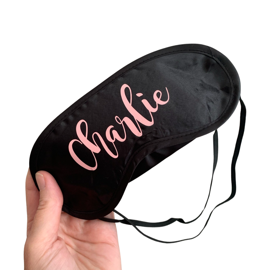 PERSONALISED SLUMBER PARTY EYE MASK
