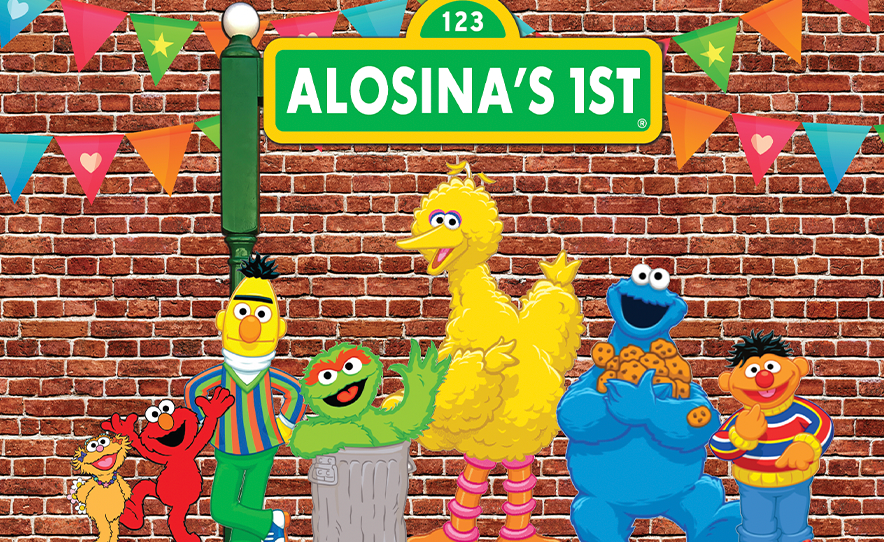 Sesame Street Party Background